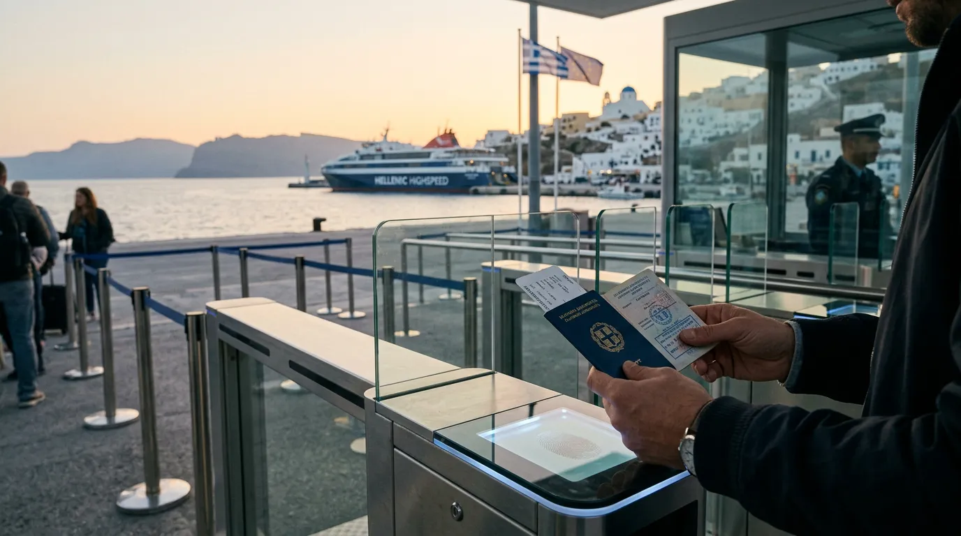 Greece Implements EU Entry/Exit System (EES) for Biometric Border ...