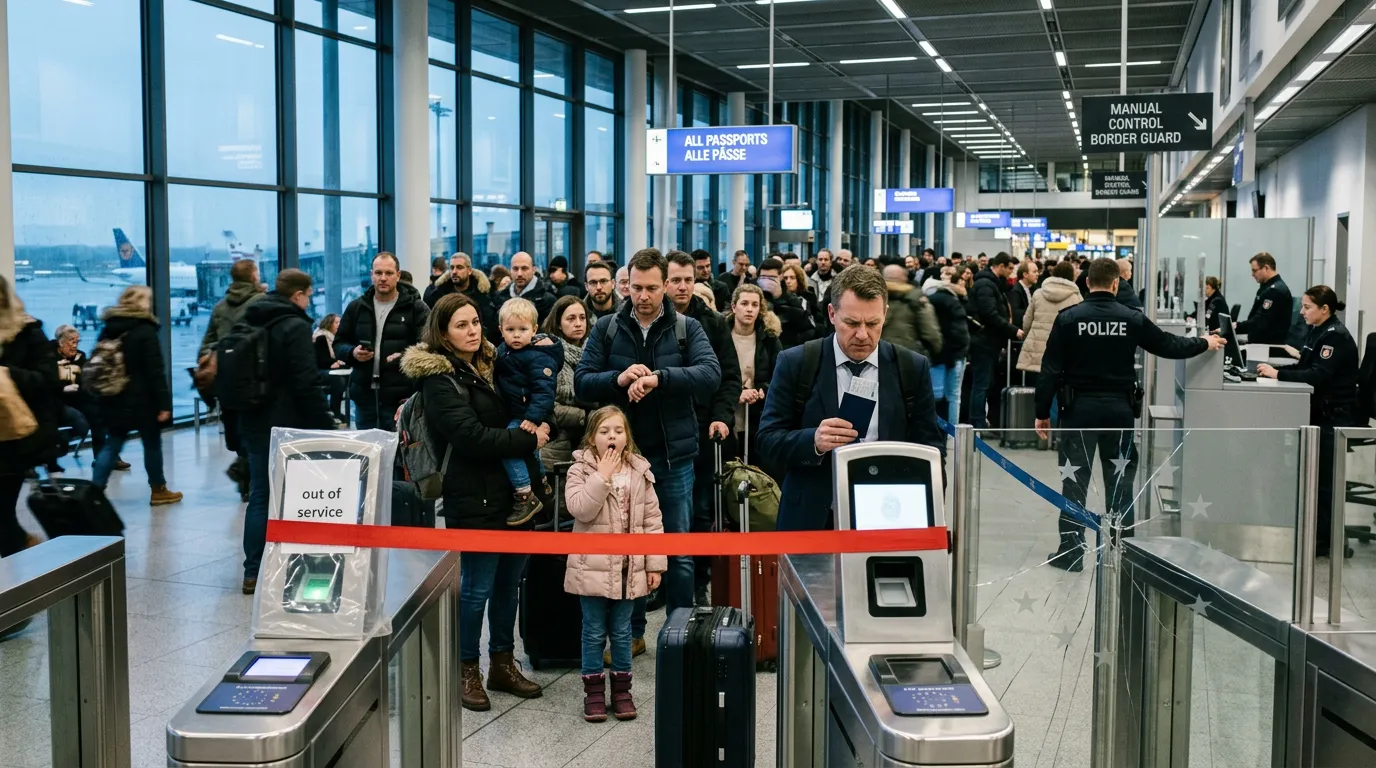 Germany and Other Schengen States Pause EU EES Biometric Checks Amid ...