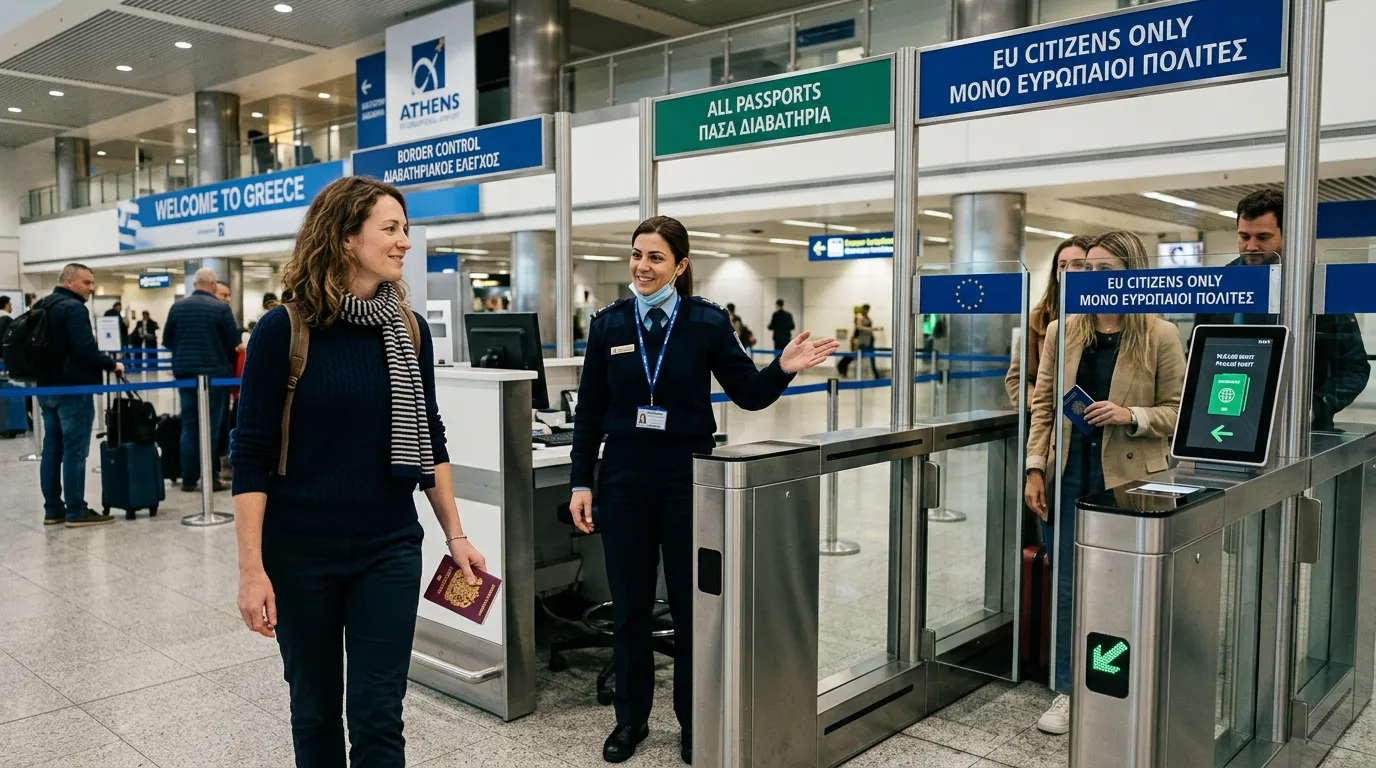 Greece Exempts British Travelers from New EU Entry-Exit System ...