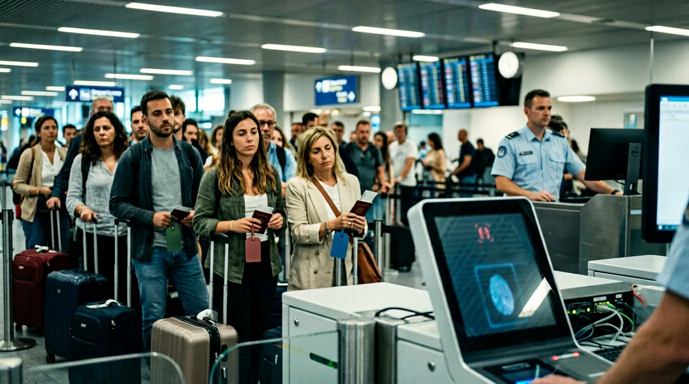 Implementation of EES border control system causes travel delay ...
